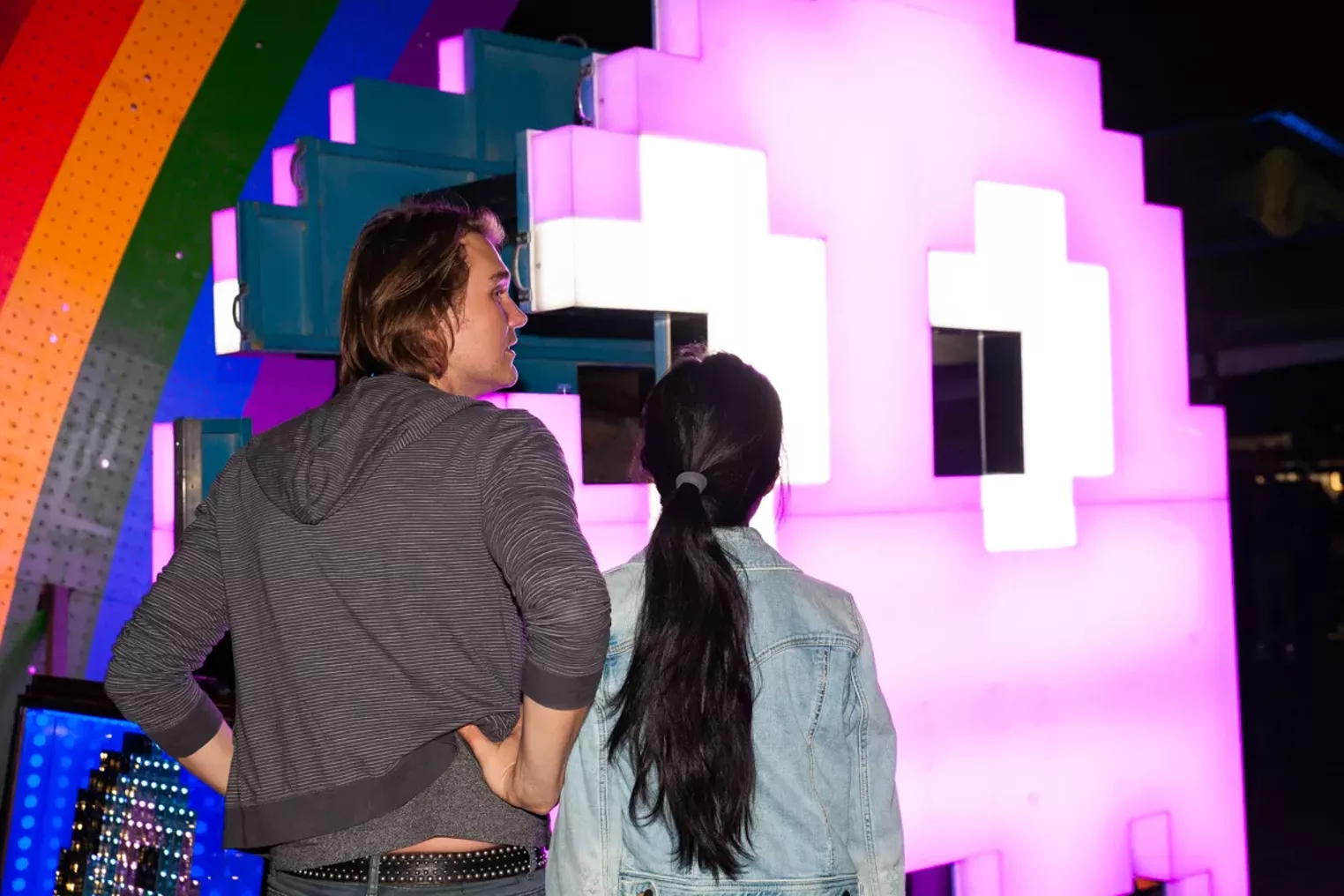 Red Bull x Pac-Man Rainbow Bridge in Wynwood Miami Photos | Miami New Times