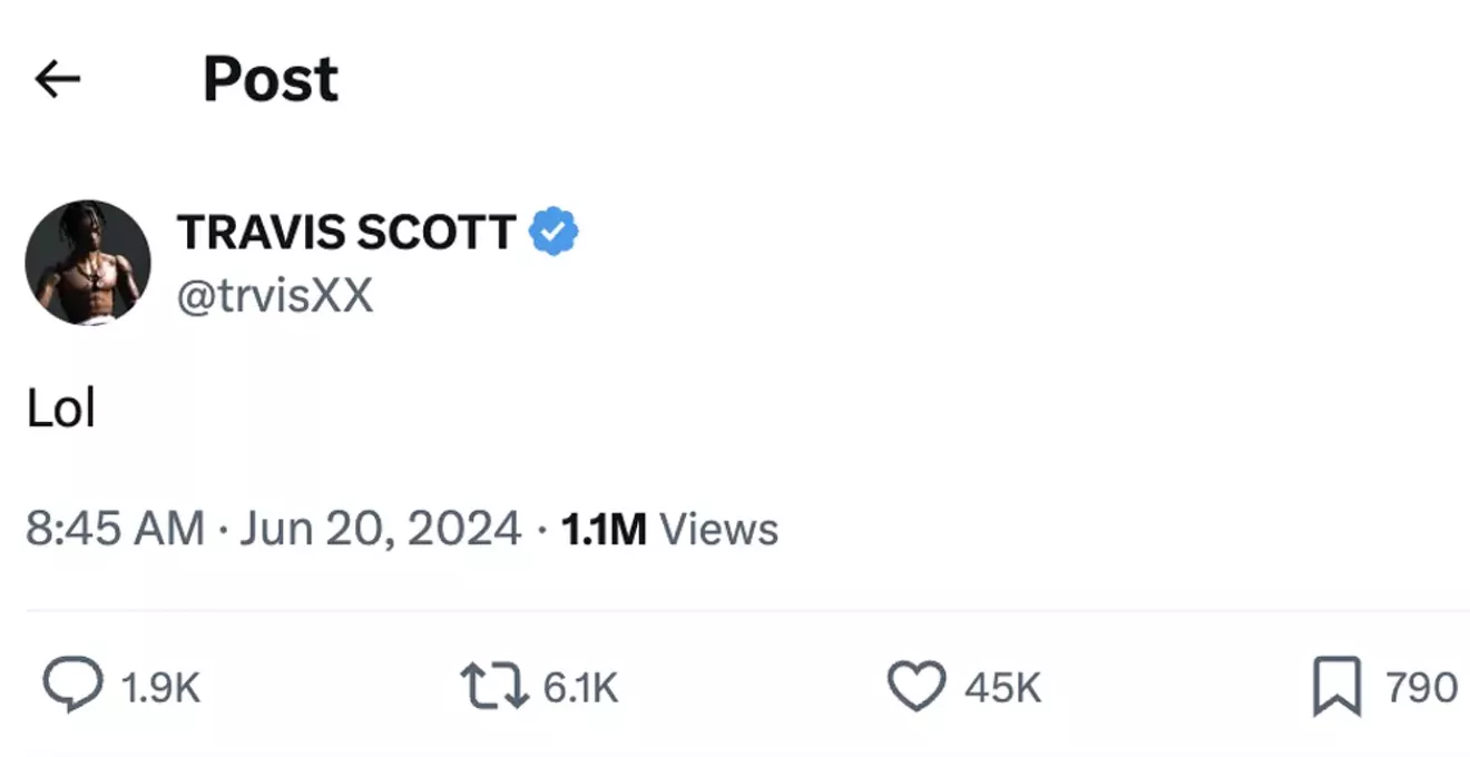 After Miami Beach Arrest, Travis Scott Tweets "Lol" | Miami New Times