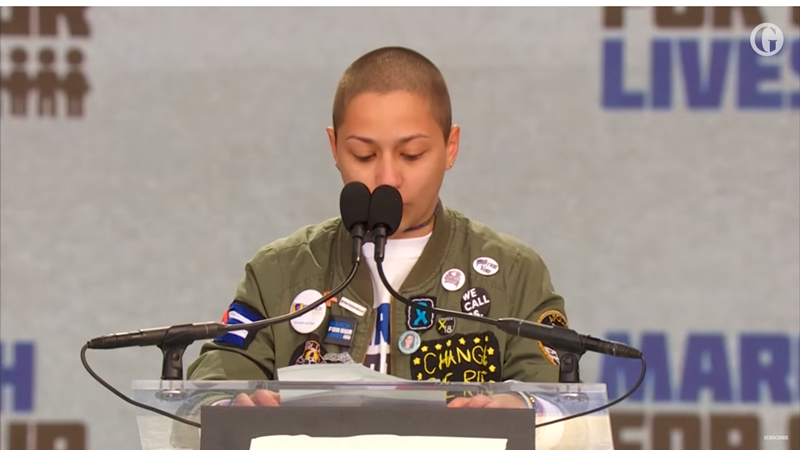 Emma Gonzalez Wears Cuban Flag During March for Our Lives Speech ...