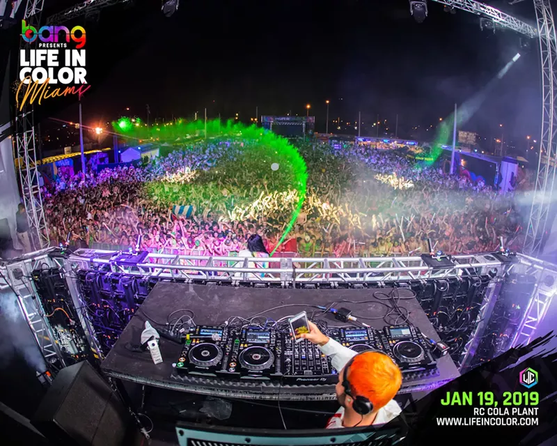 Concert Review: Life in Color 2019 at RC Cola Plant Miami January 19 ...