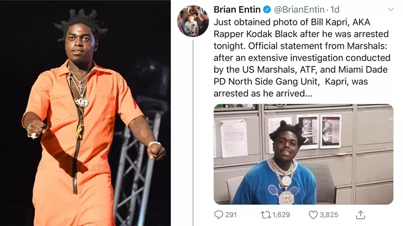 Kodak Black Rolling Loud Arrest: Lawyer Mad at Arrest Photo Leak ...