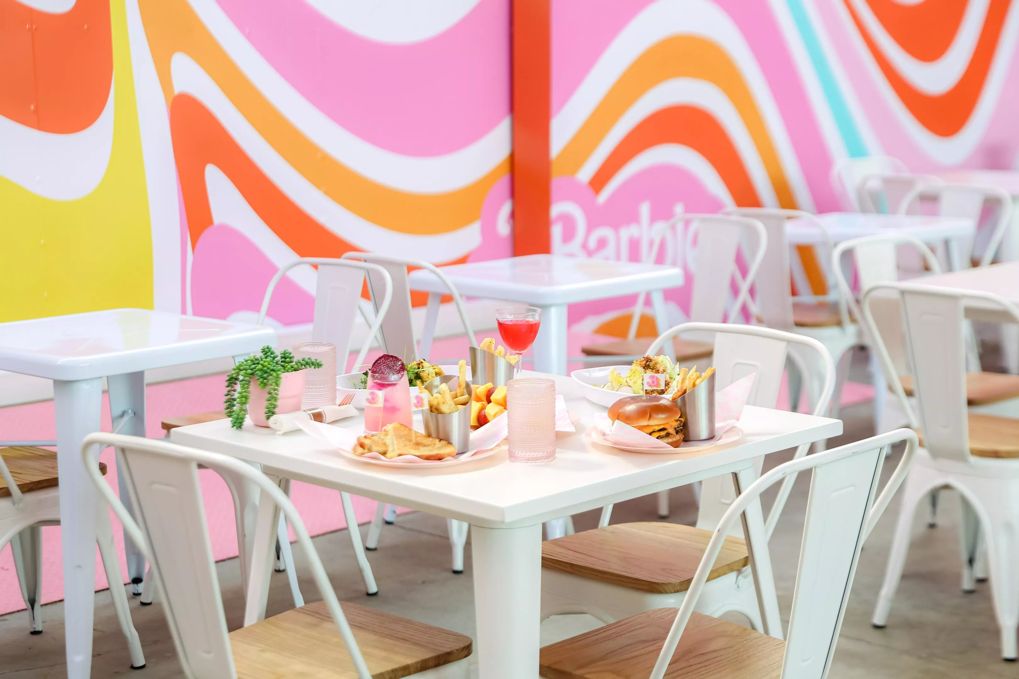 Malibu Barbie Cafe in Miami Opens With Yummy Food and Roller Skating ...