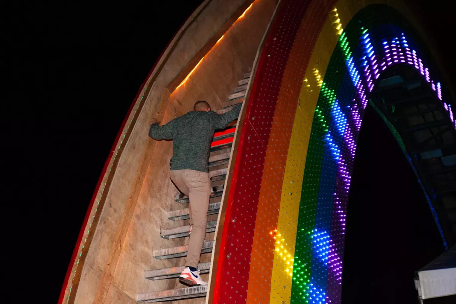 Red Bull x Pac-Man Rainbow Bridge in Wynwood Miami Photos | Miami New Times