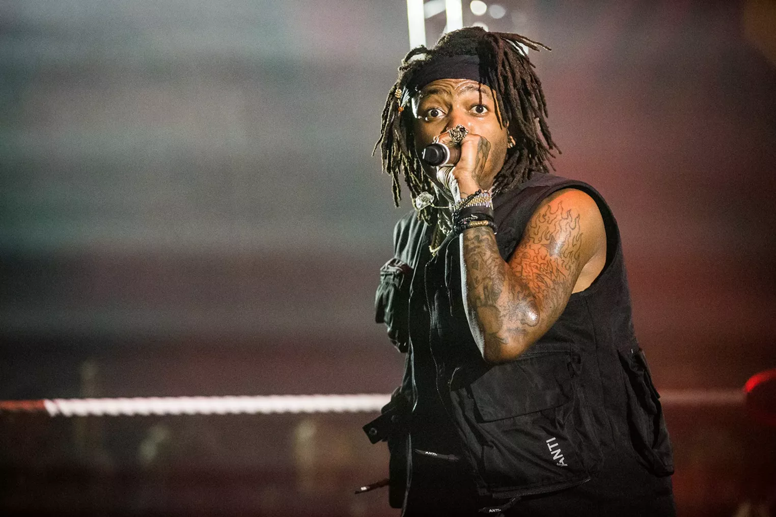 Photos: Denzel Curry and J.I.D. at Zeltron World Wide Miami February 29 ...